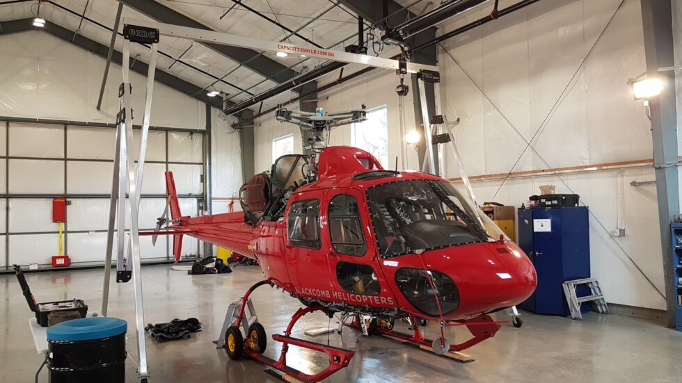 Aluminum Gantry Cranes Support Aircraft Maintenance